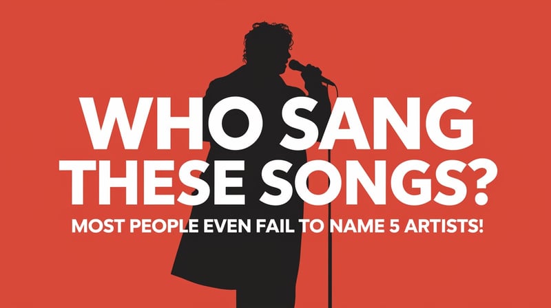 Who Sang These Songs?