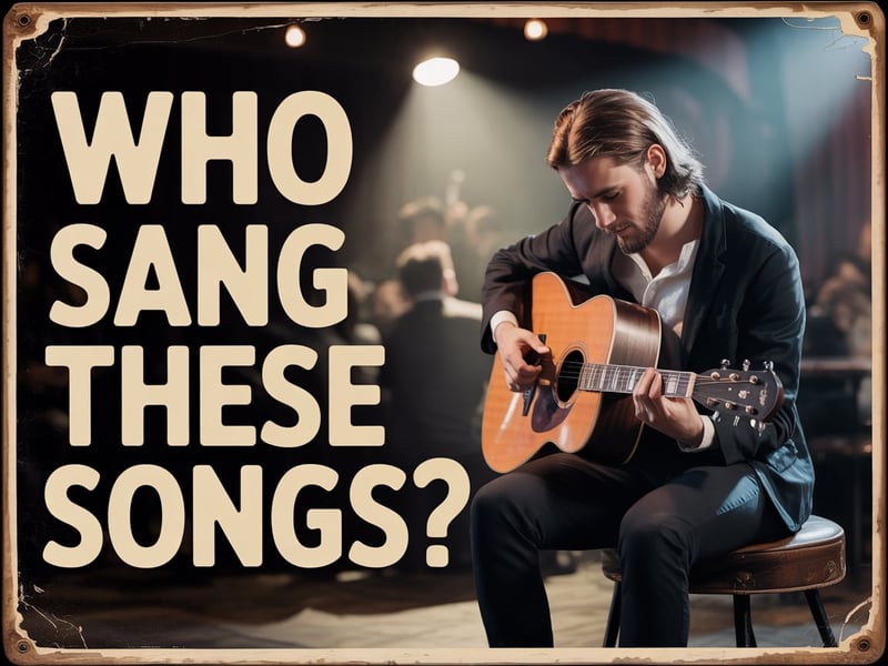 Who Sang These 10 Famous Songs?
