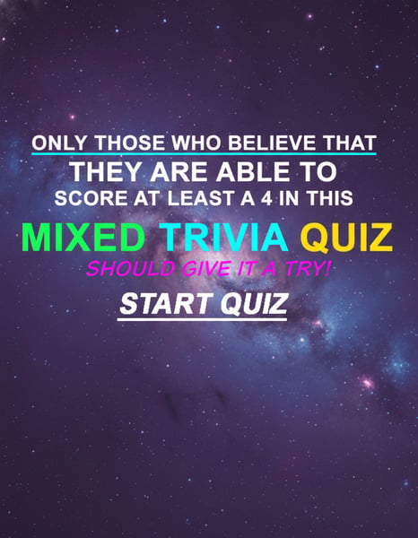 Trivia Quiz with a Mix