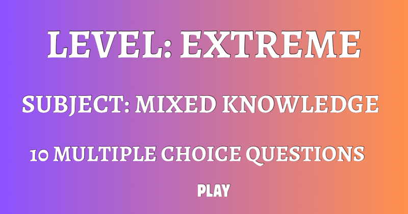 10 Multiple Choice Questions
