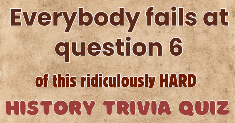 History Trivia Quiz