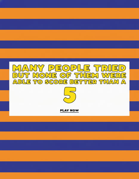 Achieving higher than a 5 would prove your intelligence.