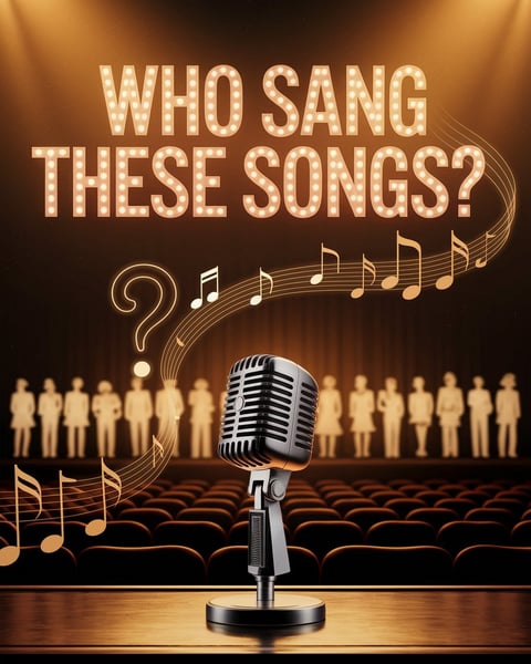 Who Sang These Songs?