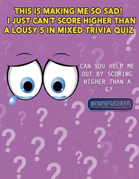 Play if you think you can score a 6 or higher!
