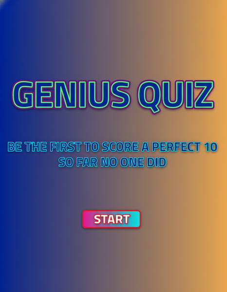 Genius Trivia Quiz