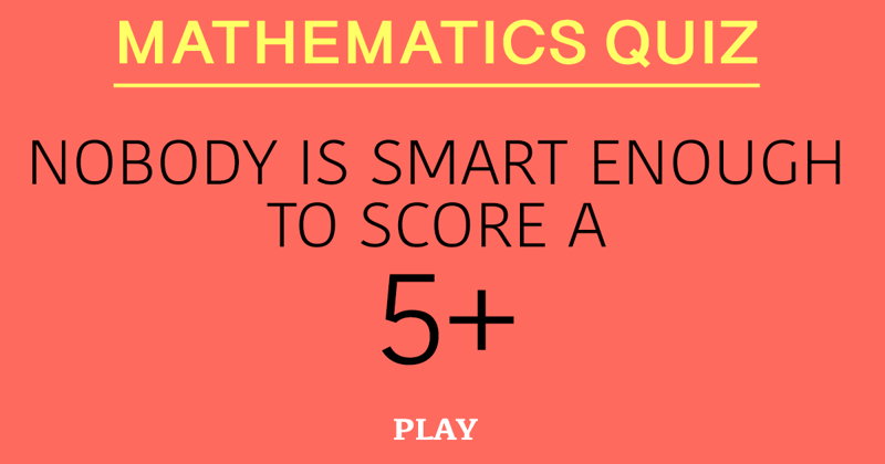 Mathematics Quiz