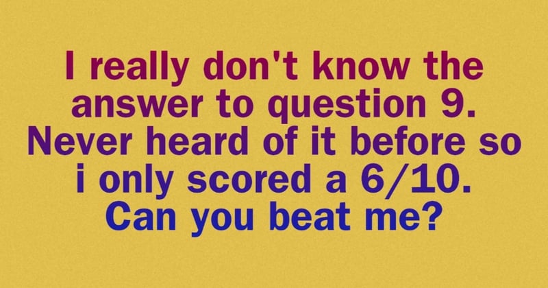 10 Challenging Questions