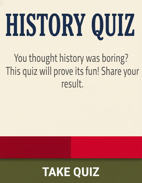 Let us know if you thought this was a fun History quiz!