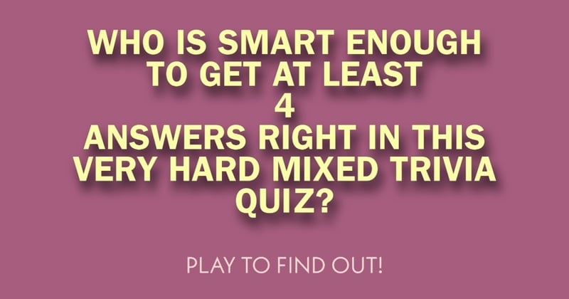 Mixed Trivia Quiz