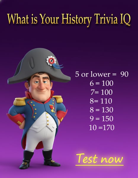 History Trivia IQ Test