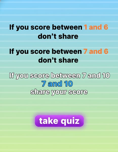 Scoring higher than a 7 in this general knowledge quiz is nearly