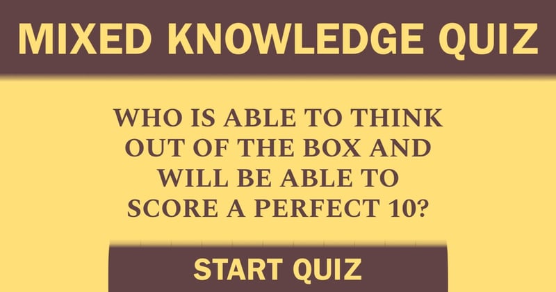 Can you think creatively?