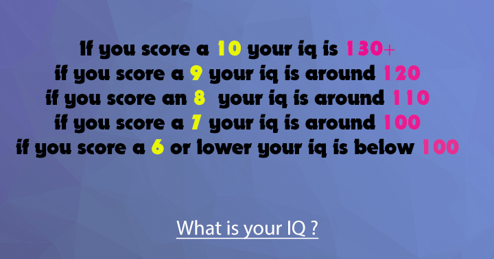 Official IQ test