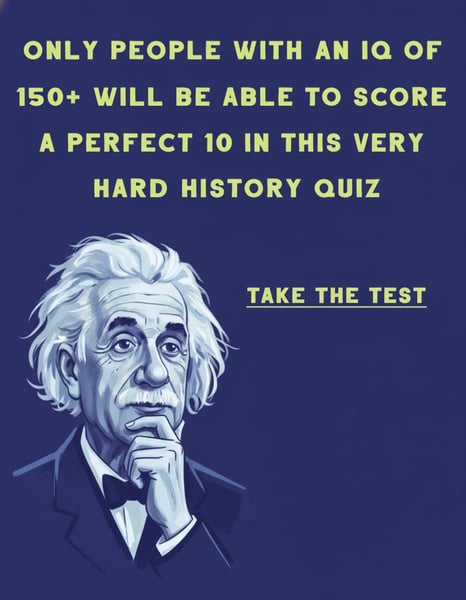 Difficult History Quiz