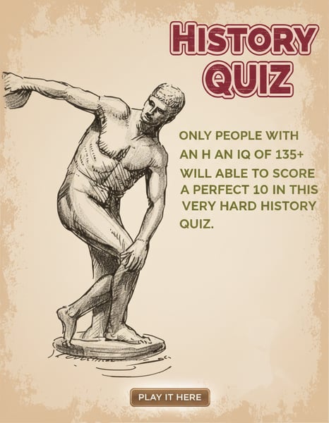 Hard History Quiz