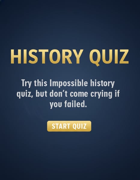 Very hard history quiz
