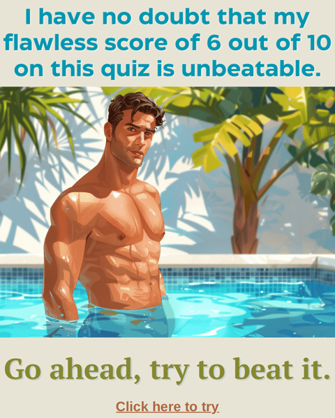 Quiz that cannot be defeated.