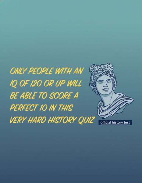HARD History Quiz