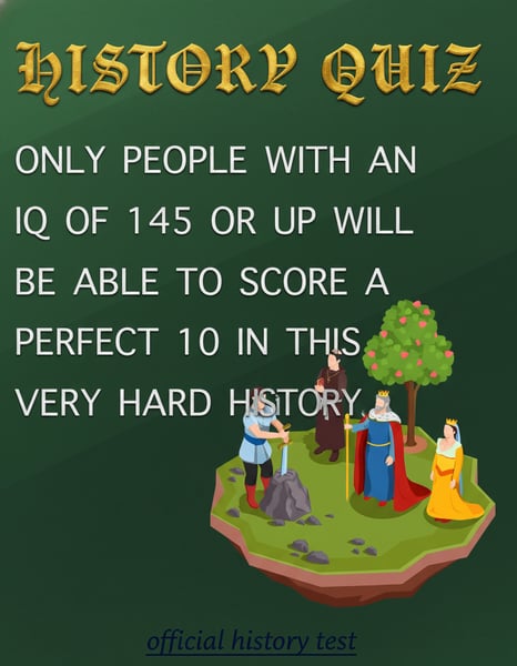 Very Hard History Quiz