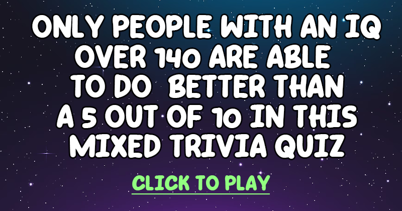 Mixed Trivia Quiz