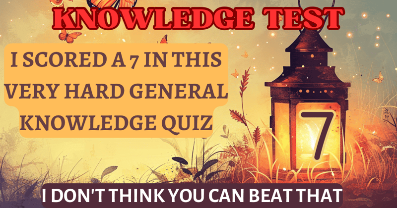 Test of knowledge